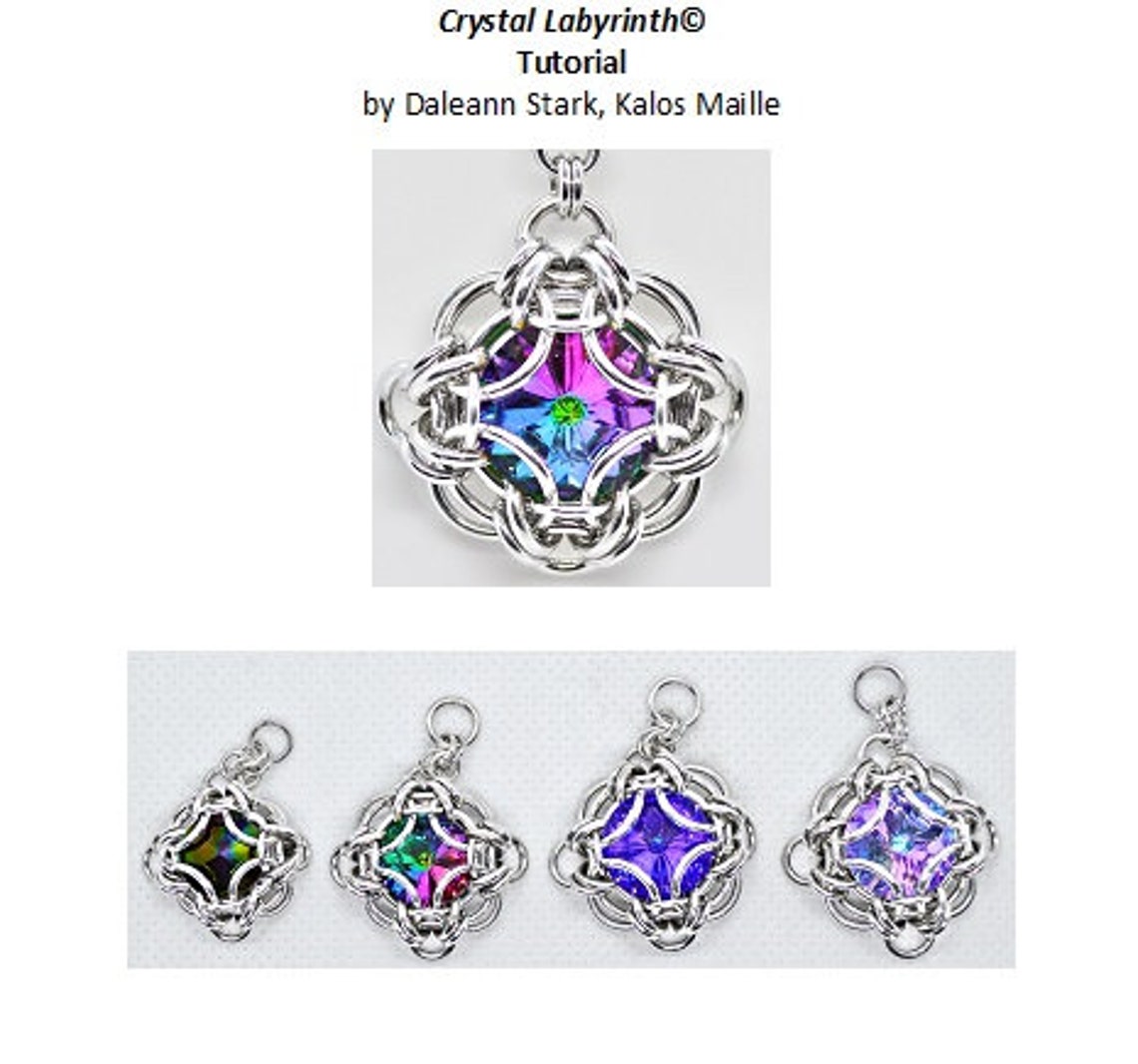 Crystal Labyrinth Pendant Tutorial - Etsy