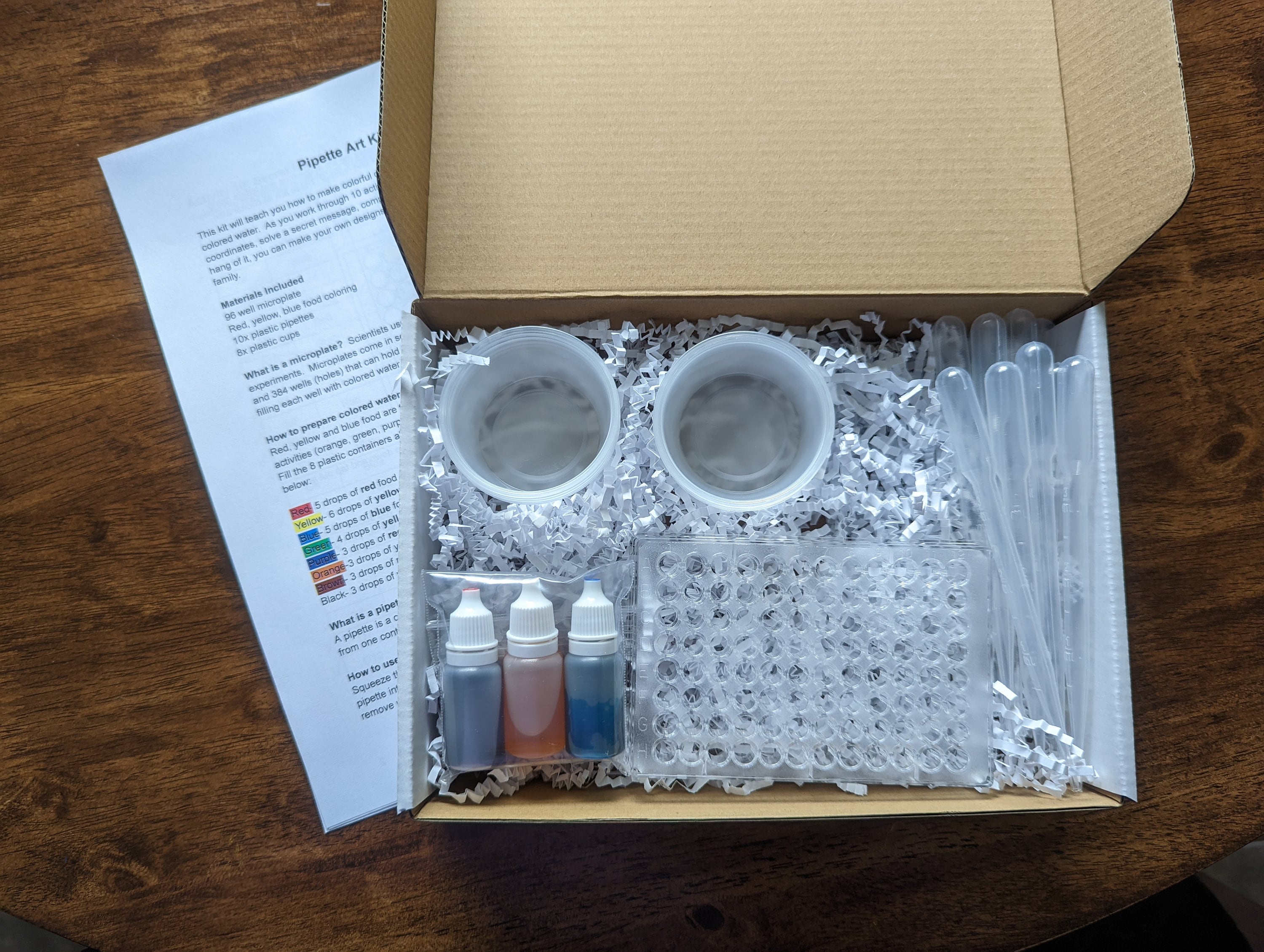 Pipette Art Kit, STEM Kit, Craft Activity, Art Kit for Kids, Creative ...