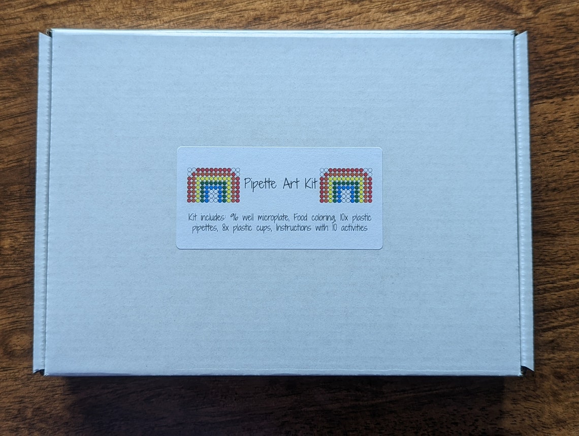 Pipette Art Kit, STEM Kit, Craft Activity, Art Kit for Kids, Creative ...