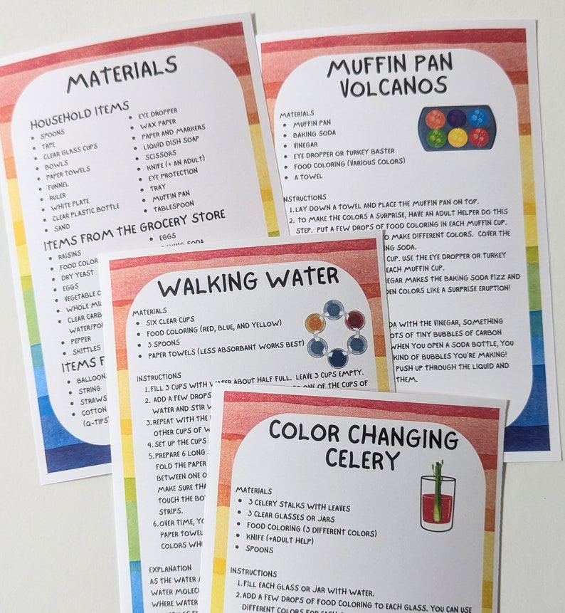 Digital Science Experiments Cards | 20 Science Activities for Kids Aged ...