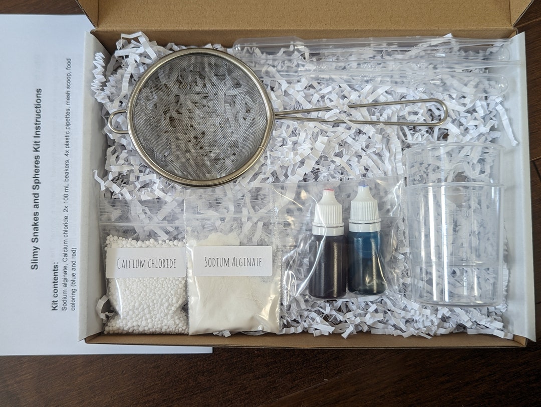 Slimy Snakes and Spheres Kit, STEM Kit for Kids, Science Experiment ...