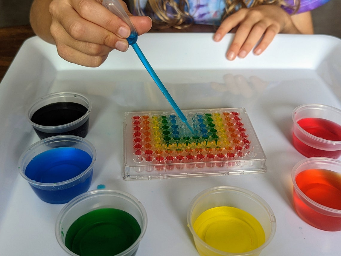 Pipette Art Kit, STEM Kit, Craft Activity, Art Kit for Kids, Creative ...