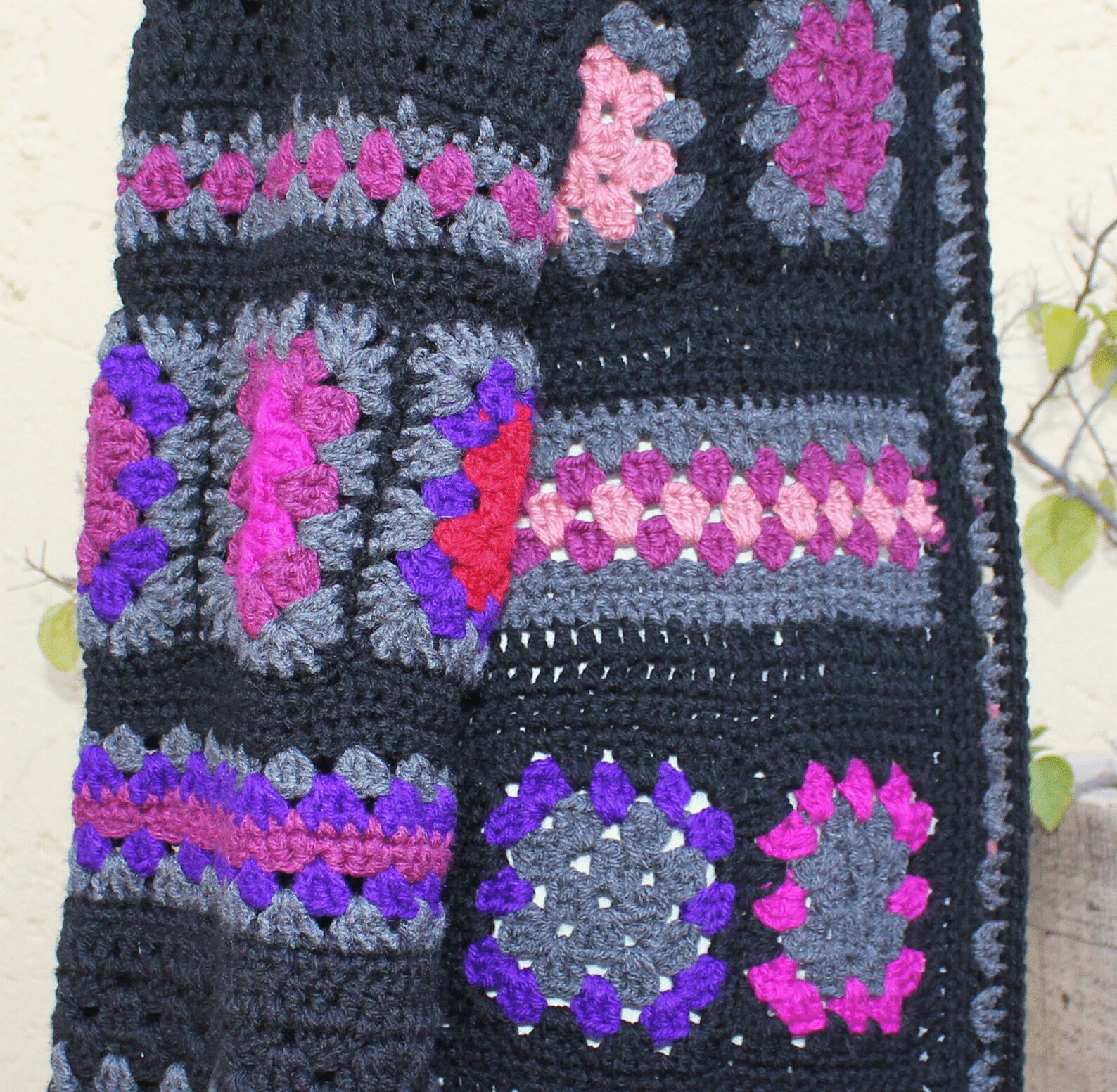 Crochet Jacket Granny Square Coat Granny Square Cardigan - Etsy