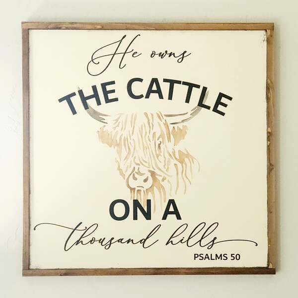 Cattle Sign - Etsy