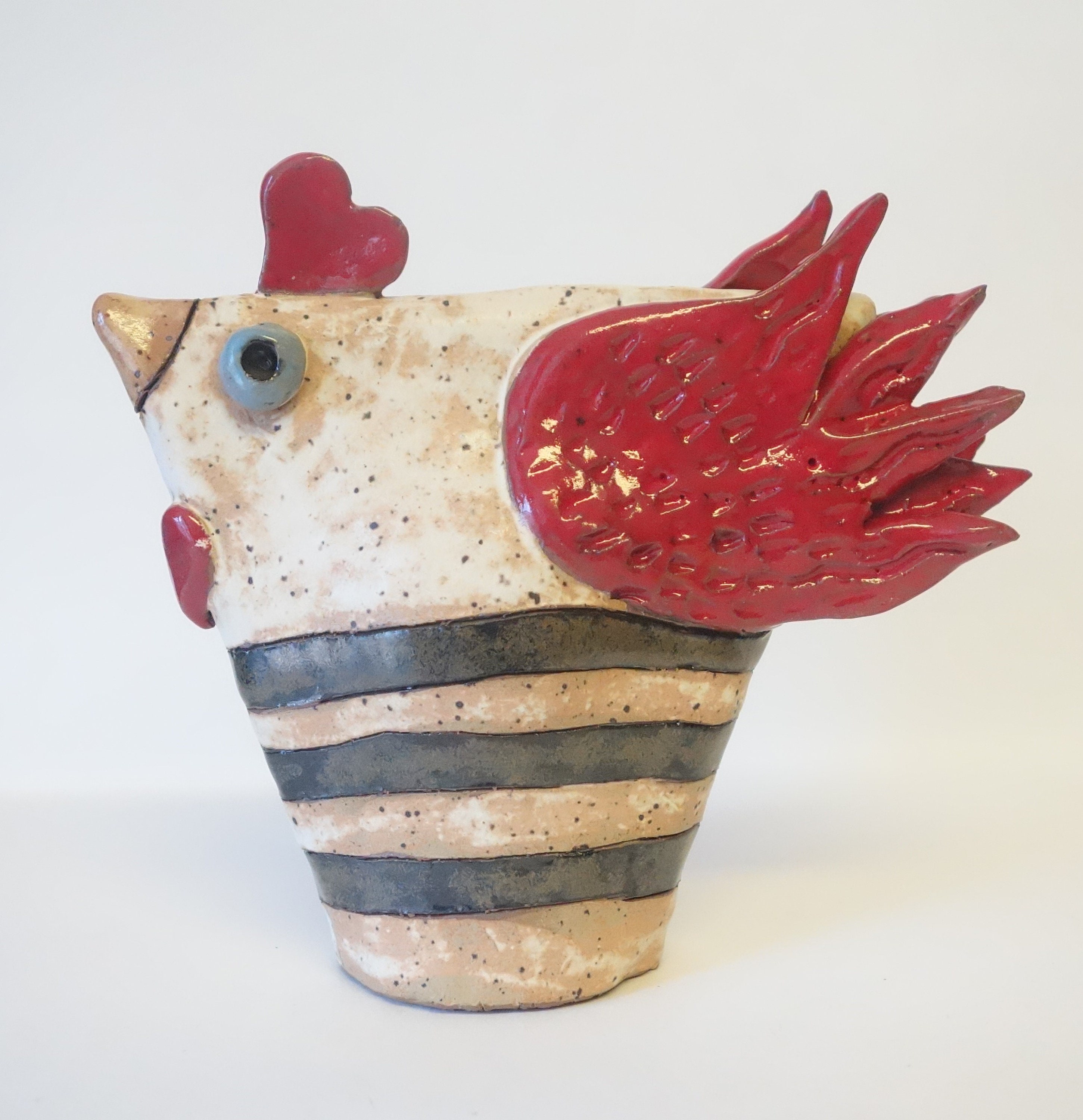 Art & Collectibles Bunny Rabbit & Carrot Car Studio Art Pottery Hand ...