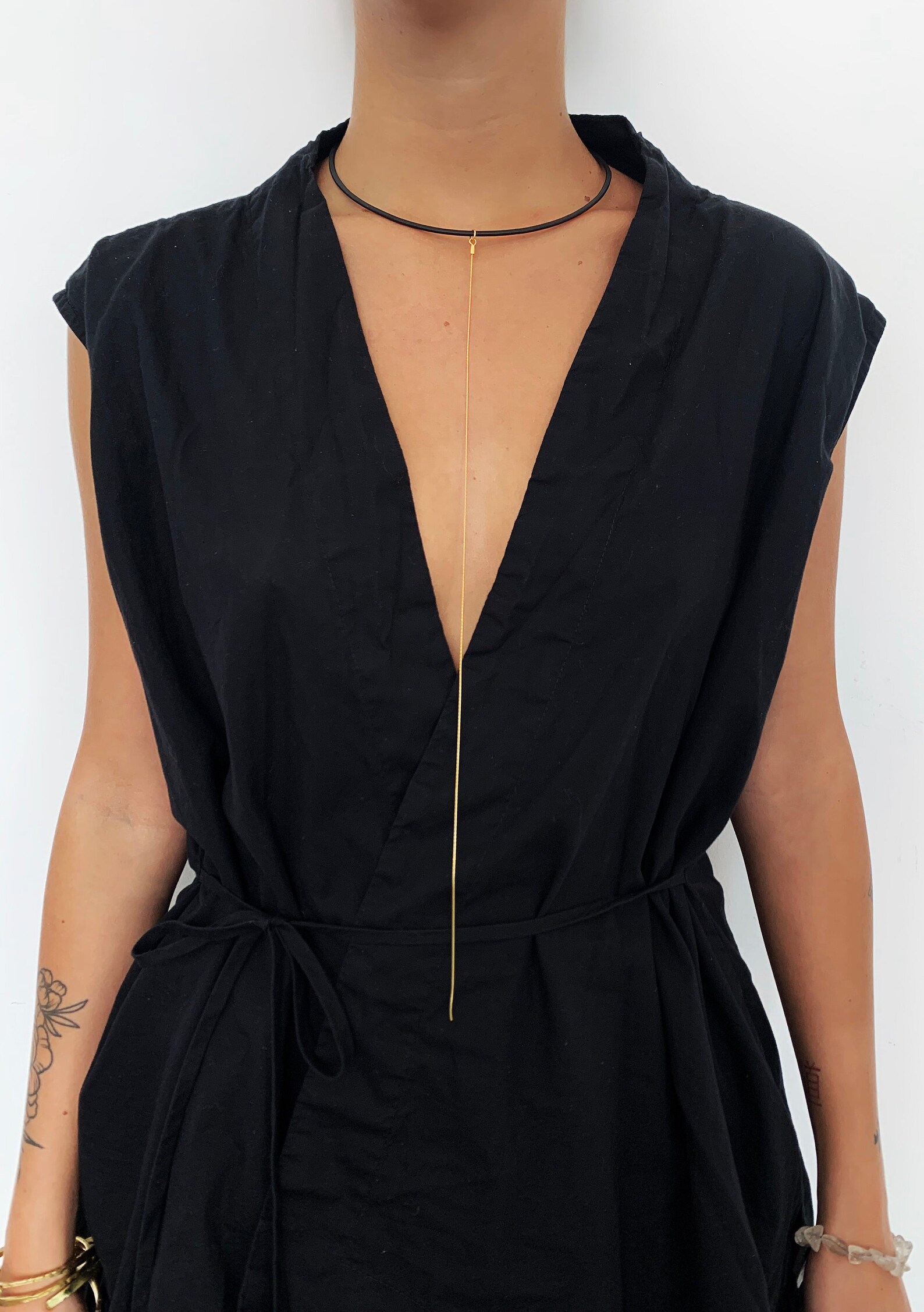 Minimal Choker Necklace Simple Choker Necklace Minimal Y - Etsy