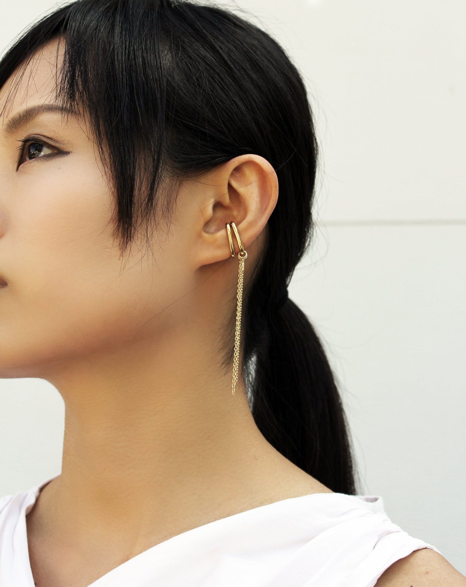 Cartilage Hoop Cuff Earrings Earcuff No Piercing Non - Etsy