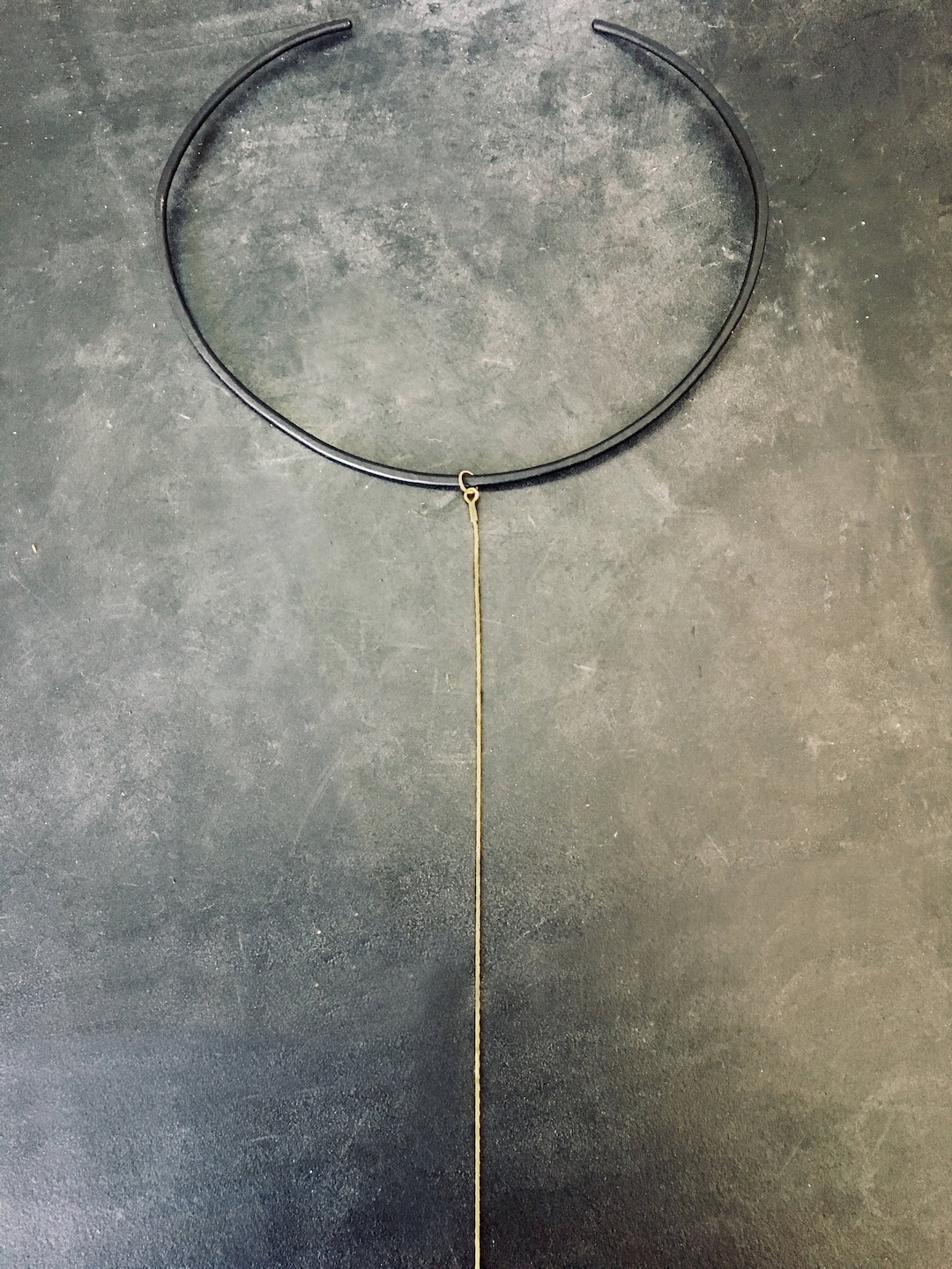 Minimal Choker Necklace, Simple Choker Necklace, Minimal Y Lariat ...