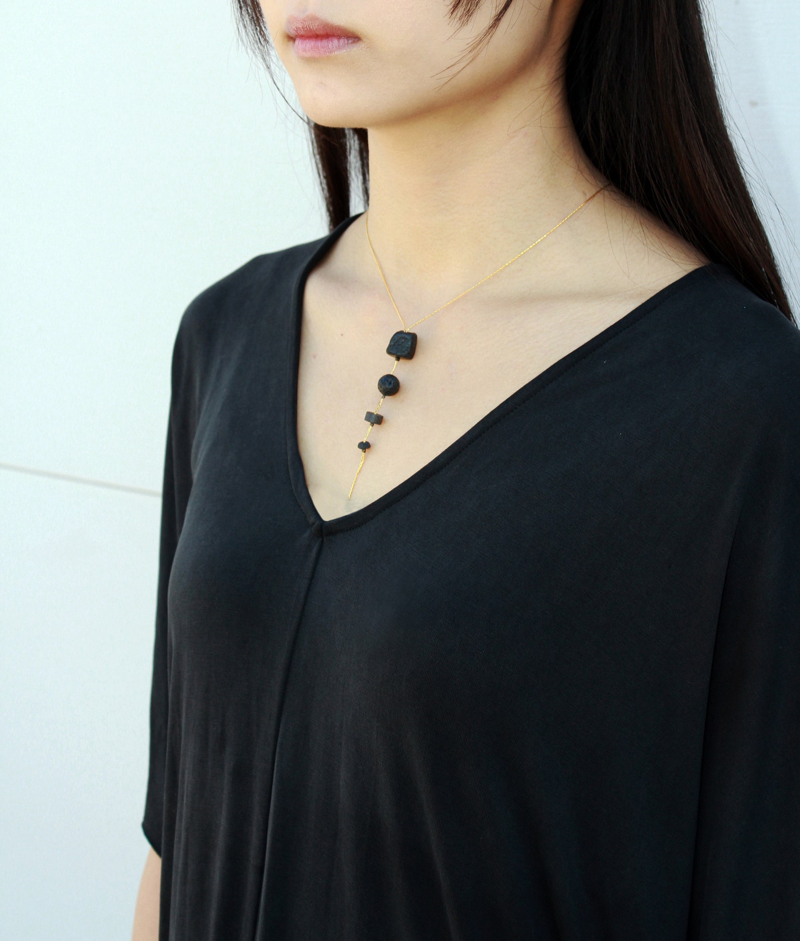 Rough Stone Collar Necklace Statment Necklace Short Lariat - Etsy