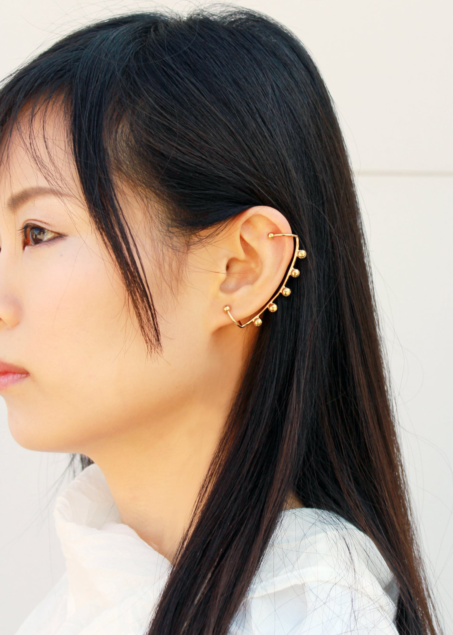 Gold Ear Climber, Ear Climber, Ear Crawler, Gold Ear Crawler, Ear Cuff ...