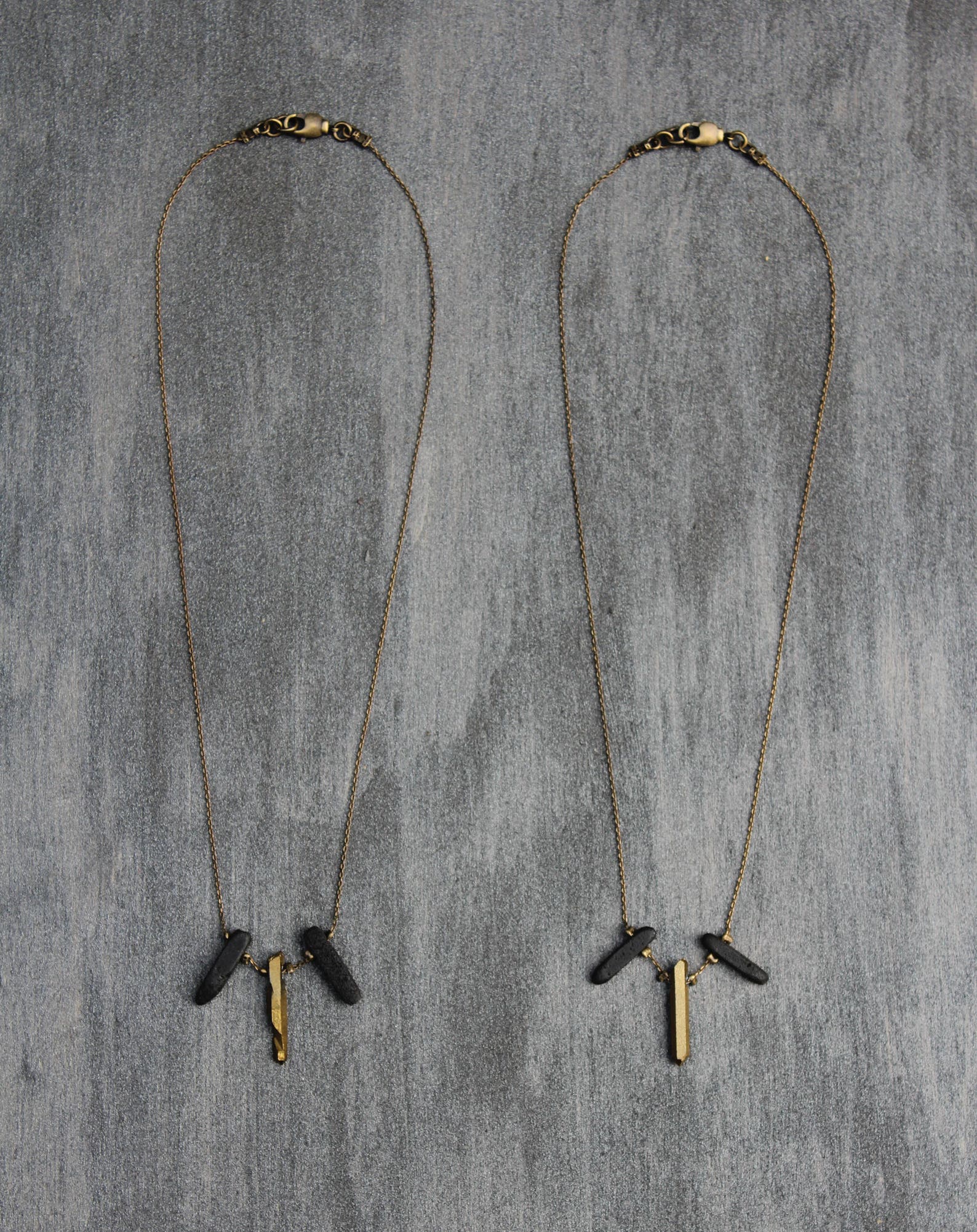 Boho Necklace, Quartz Stick Necklace, Crystal Stick Necklace, Short ...