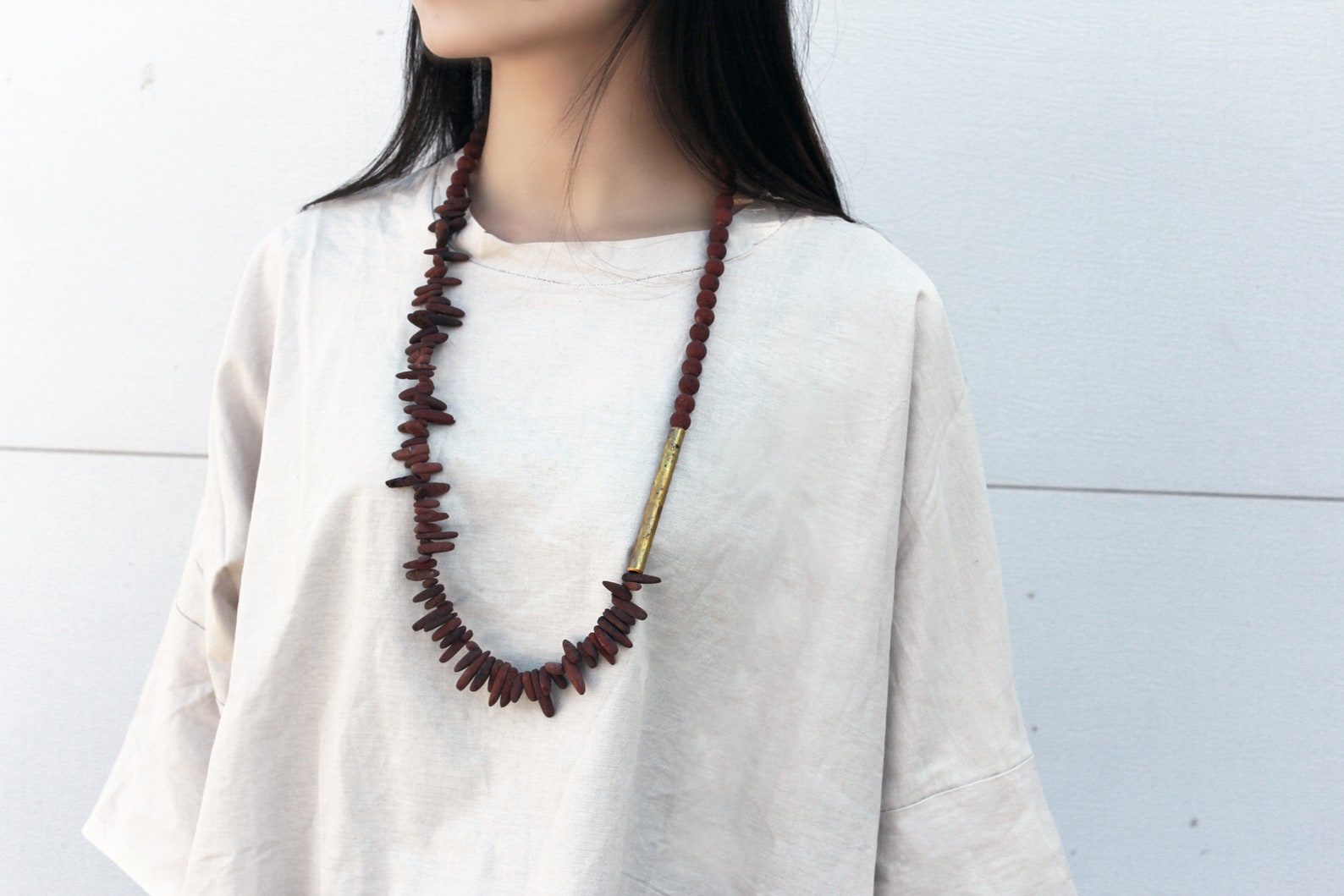 Lava Rock Necklace Lava Stone Necklace Ethnic Necklace - Etsy