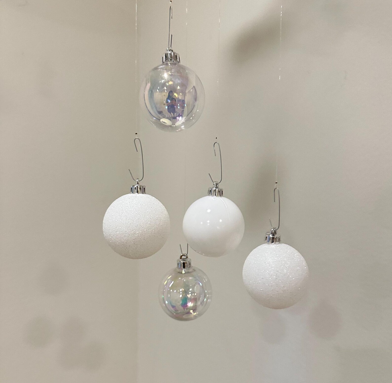 Hanging Christmas Tree, DIY Christmas Tree Mobile Kit: Ornament Hanger ...
