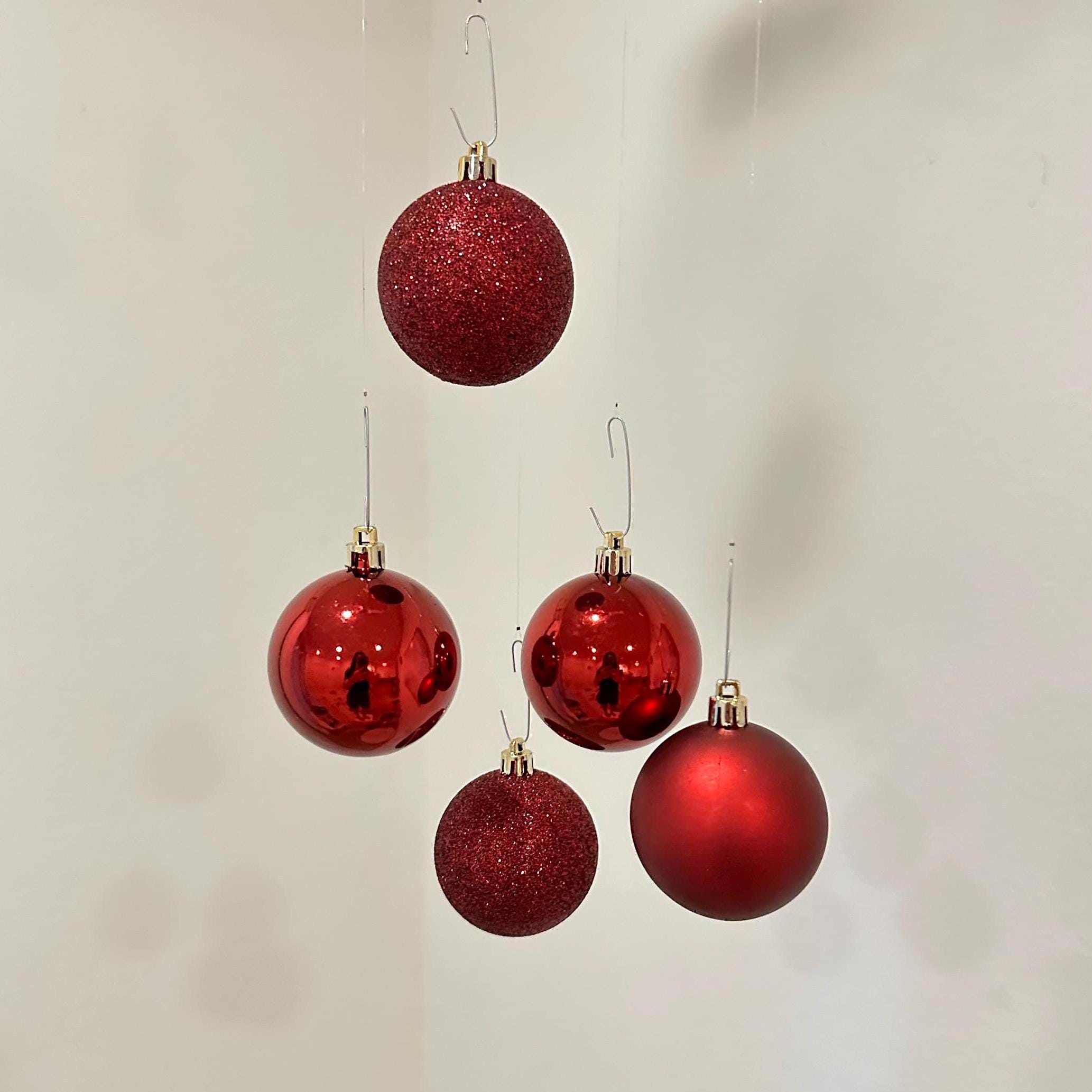 Hanging Christmas Tree, DIY Christmas Tree Mobile Kit: Ornament Hanger ...