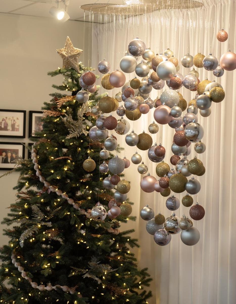 Ornament Chandelier Christmas Mobile Christmas Room Decor Etsy