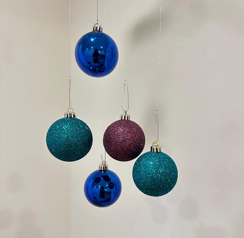 Hanging Christmas Tree, DIY Christmas Tree Mobile Kit: Ornament Hanger ...