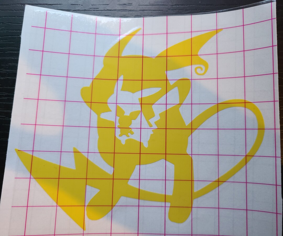 Raichu Pikachu Decal - Etsy