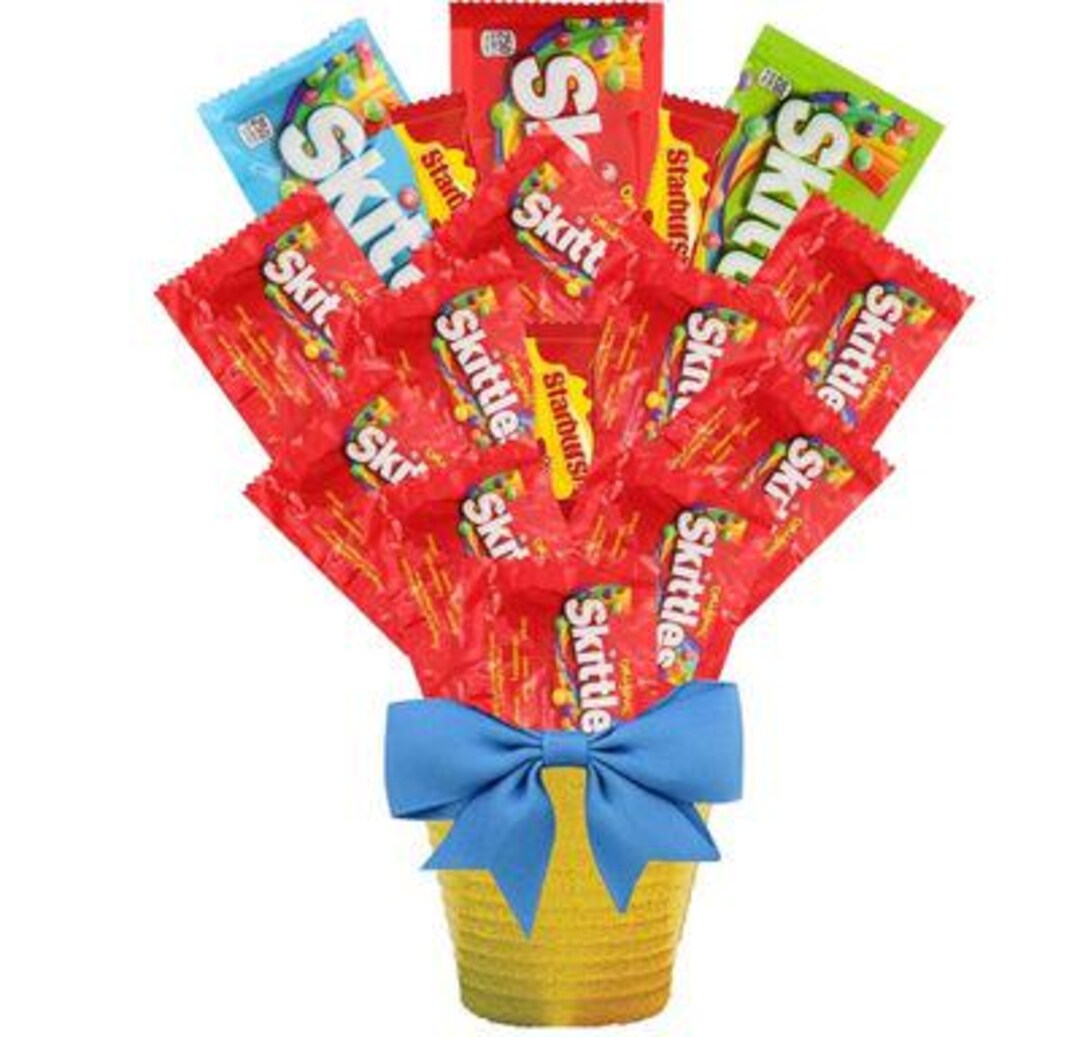 Screaming Skittles Candy Bouquet - Etsy