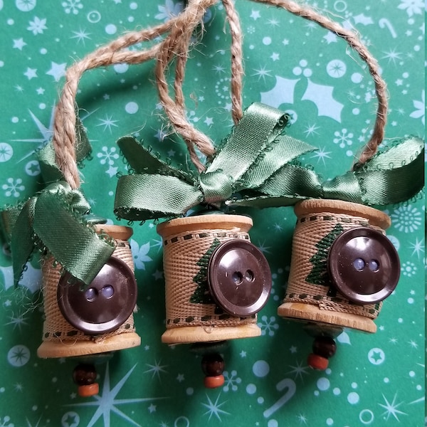 Spool Ornaments - Etsy