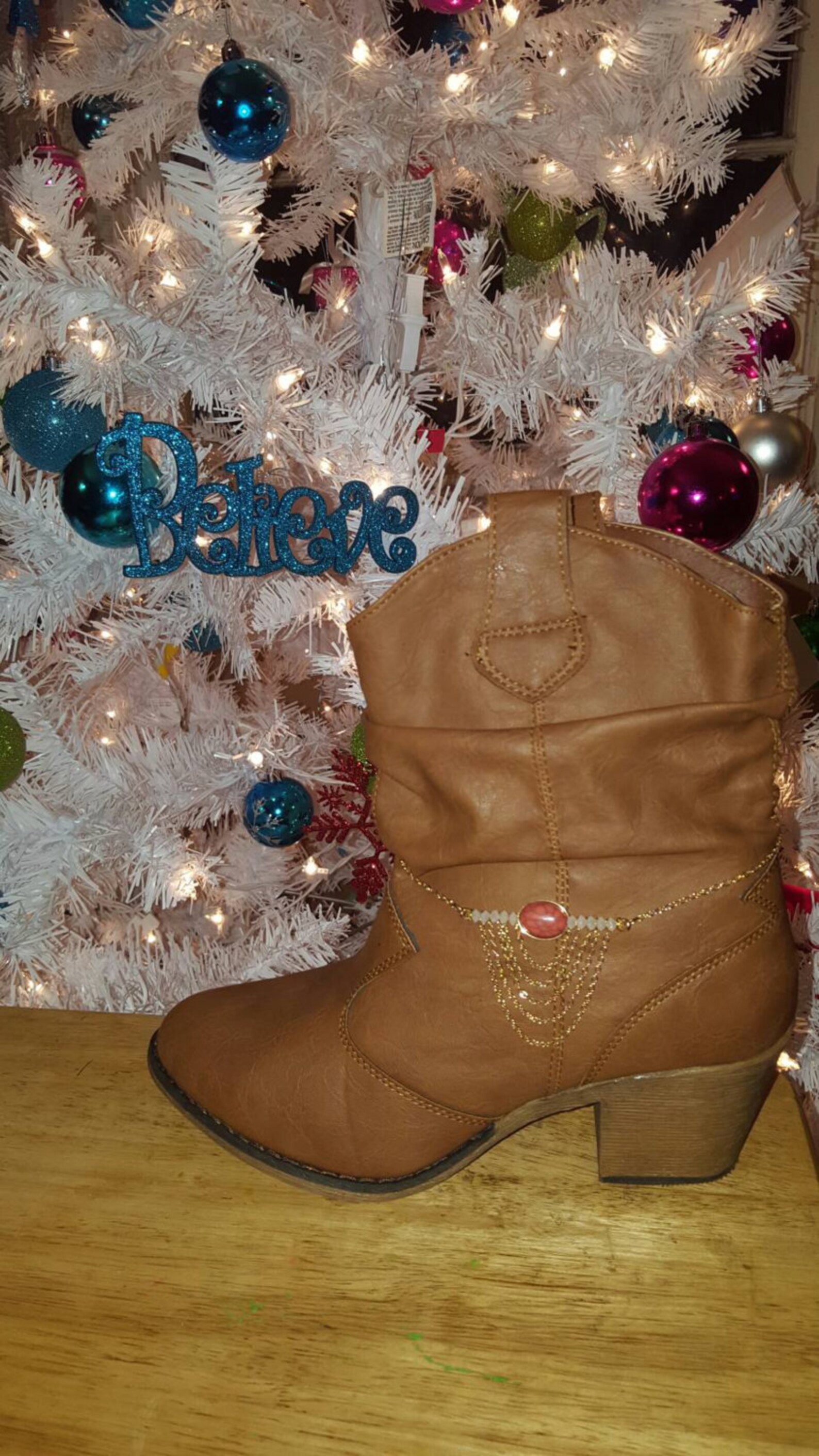 High Fashion Orange Marbled Pendant Boot Bracelet Ankle Jewelry Gift ...