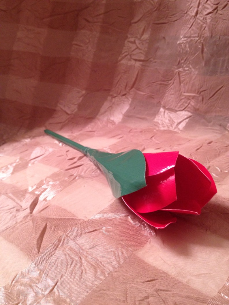 Red Duck Tape Tulip Flower Gift for Her - Etsy