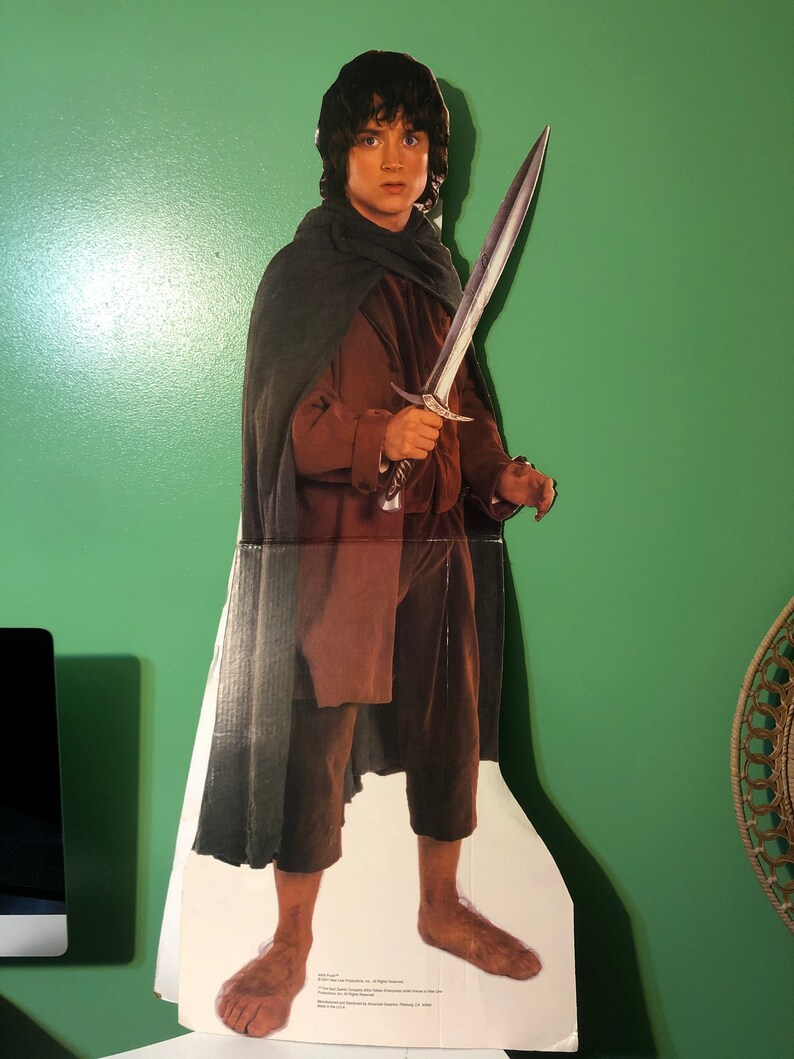 Frodo Baggins Lord of the Rings Standing Cardboard Cutout - Etsy