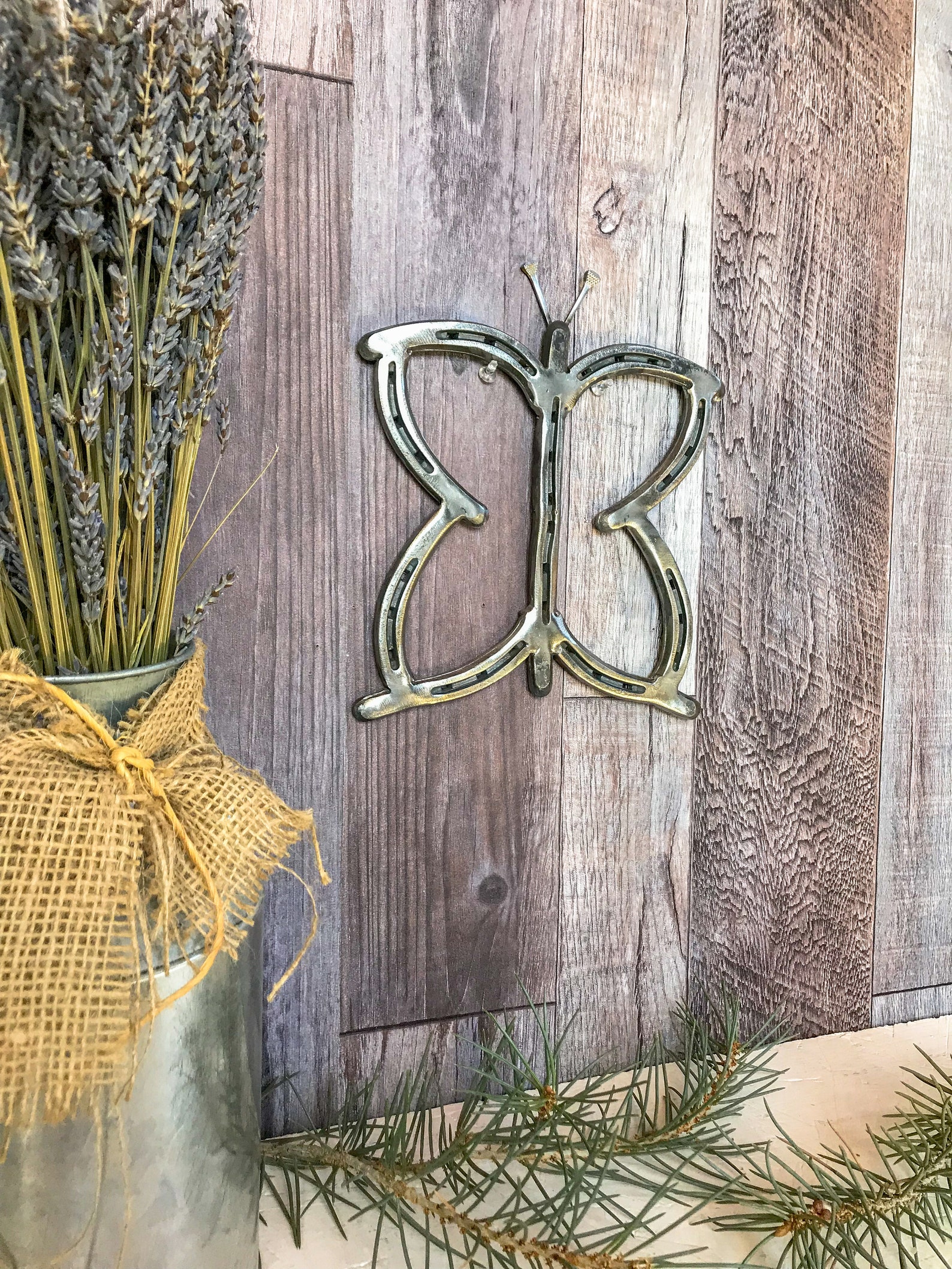 Metal Wall Art for Living Room - Farmhouse Wall Decor - Butterfly Wall ...