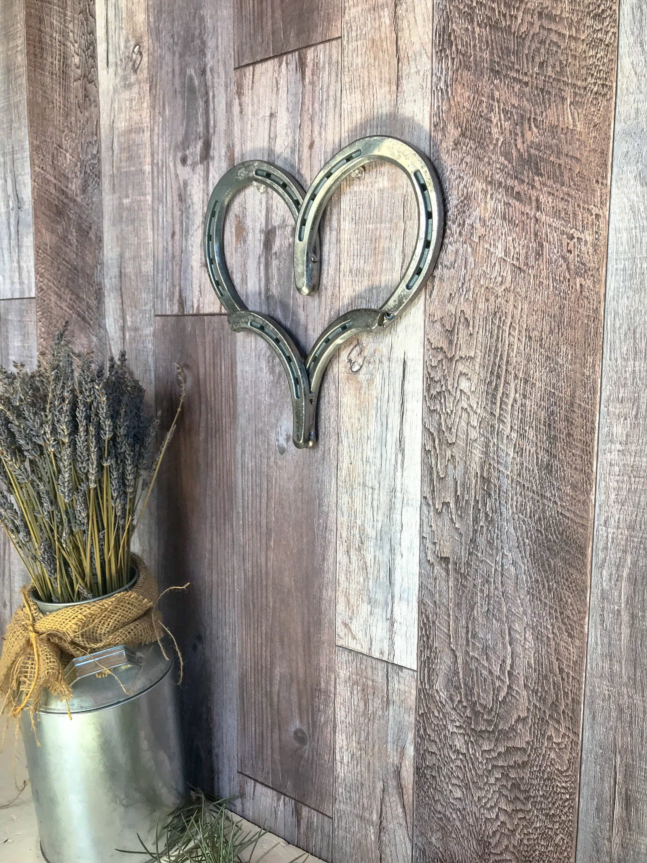 Metal Wall Art Horseshoe Decor Horse Shoe Horseshoe Art - Etsy