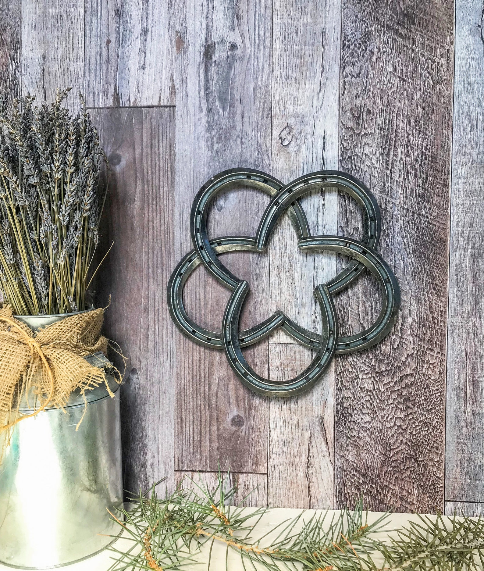 Horseshoe Art, Horseshoe Decor, Star Decor, Star Home Decor, Horse Shoe ...