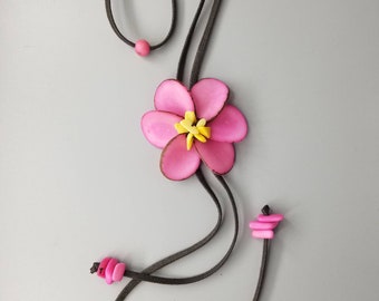 Rainbow Flower Pendant Natural Tagua Nut Bold Sculpted | Etsy