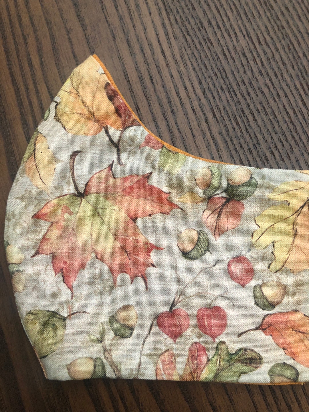 Leaves and Acorns/ Washable Mask - Etsy