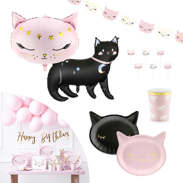 Cat Party Decorations - Etsy
