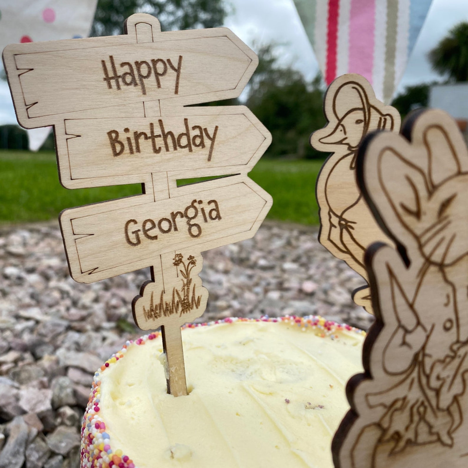 Peter Rabbit Cake Toppers, Childrens 1st Birthday Cake Toppers ...