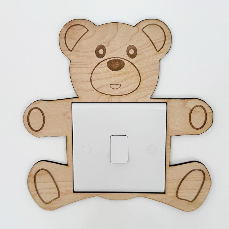 Teddy Bear Light Cover - Etsy UK