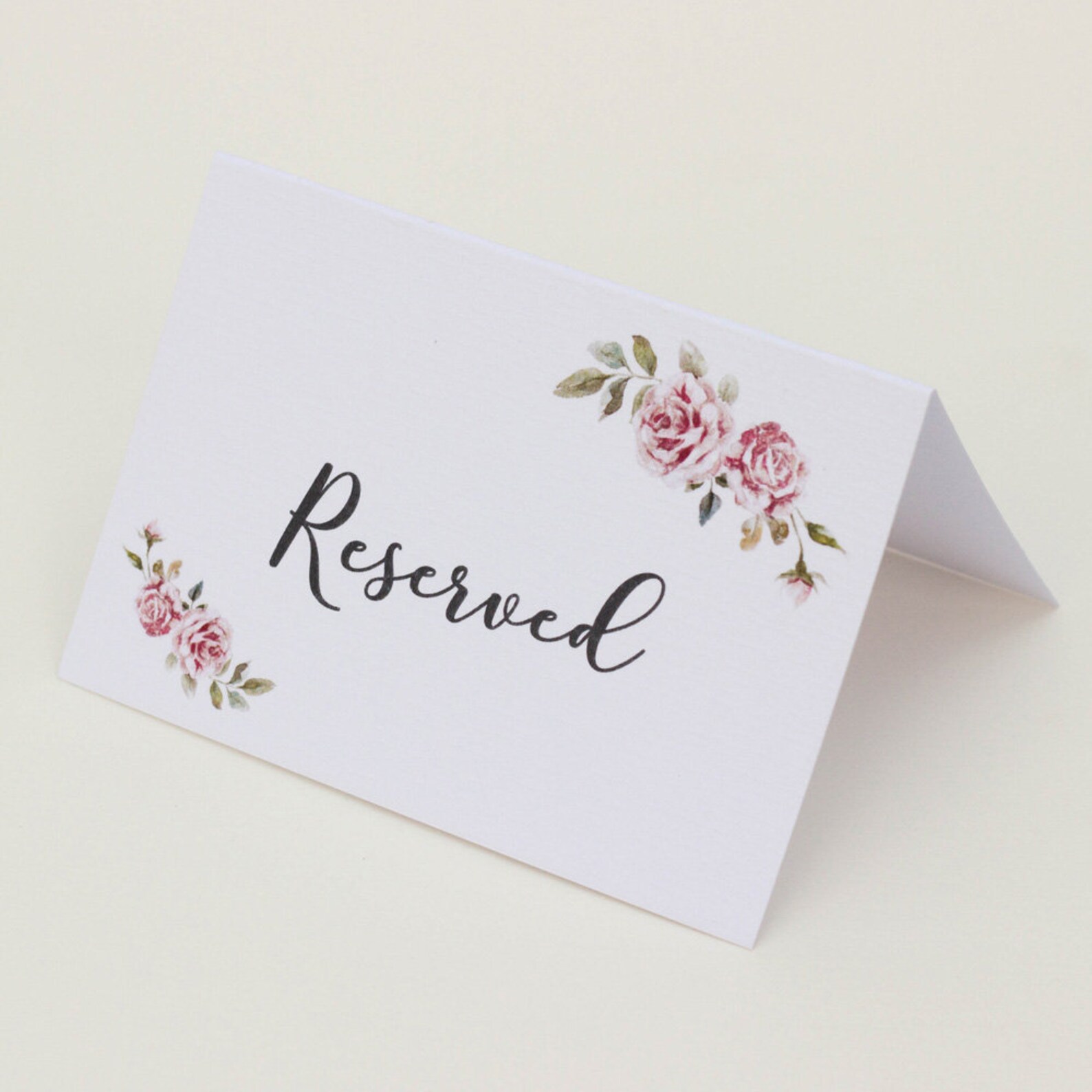 4 Boho Reserved Wedding Place Card Boho Reserved Sign Boho - Etsy