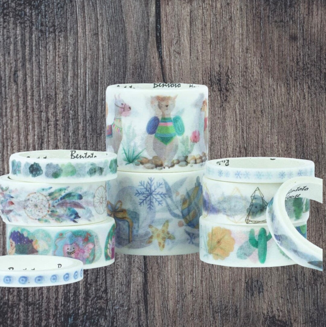 10 Forest Botanical Washi Tapes, Decorative Washi Tape Set, Adhesive ...
