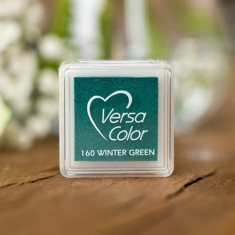 Versacolor Winter Green Small Pigment Ink Pad Stamp Pad - Etsy