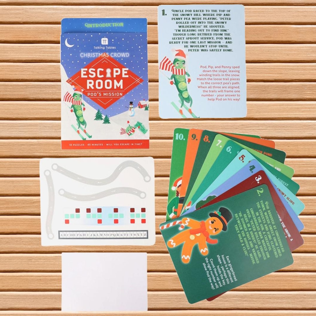 Mini Escape Room Experience: Pod's Mission, Interactive Puzzle Game for ...