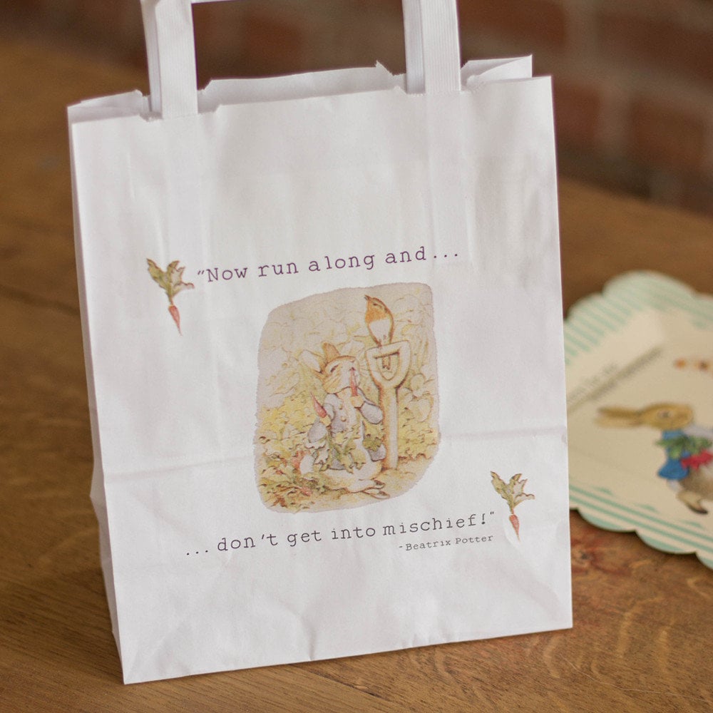 10 Peter Rabbit Party Bags Peter Rabbit Easter Gift Bags - Etsy