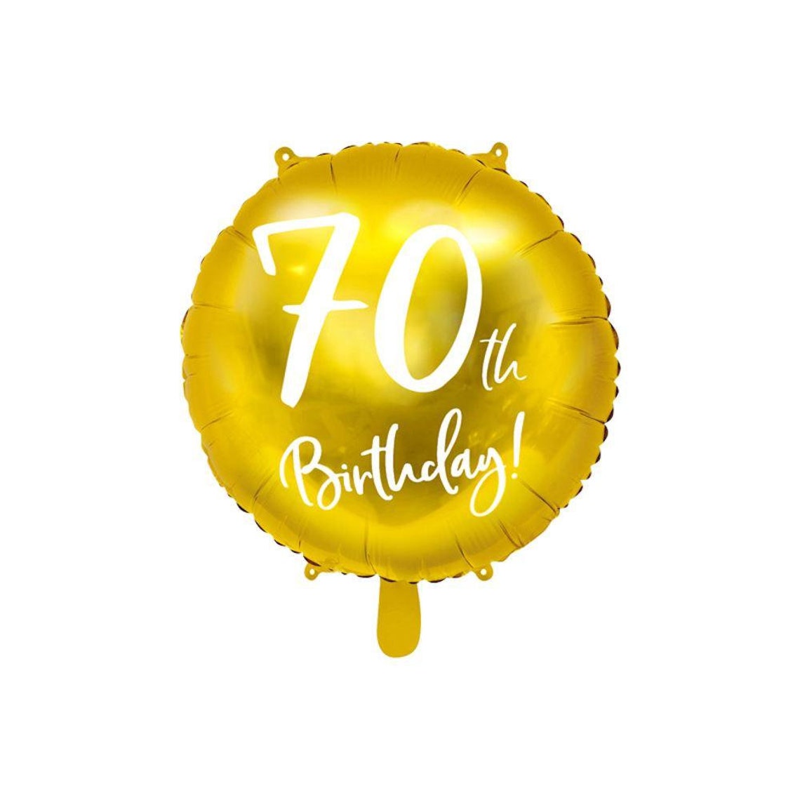 Gold 70th Birthday Balloon Helium Birthday Balloons 70th - Etsy