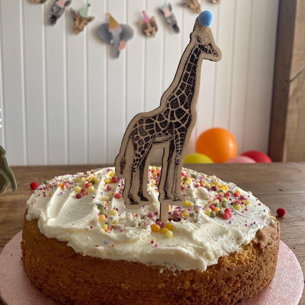 Happy Birthday Giraffe Cake