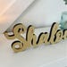 Wooden Shalom Standing Table Sign, Traditional Jewish Party Decoration ...