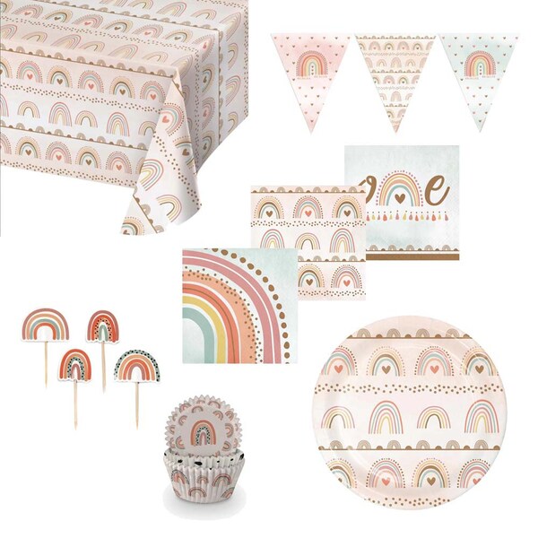 Rainbow Bunting - Etsy