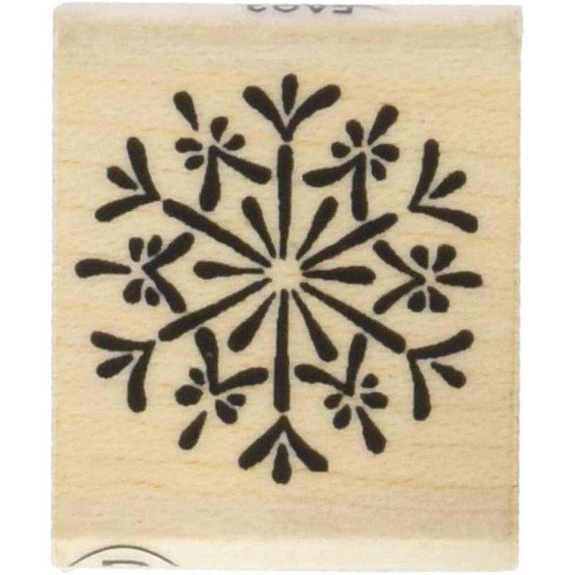 Snowflake Rubber Craft Stamp Christmas Craft Ink Stamps DIY | Etsy