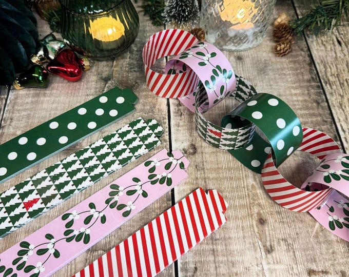 Paper Chain, Paper Chains, Classic Paper Chain, Party Paper Chain, Jen ...