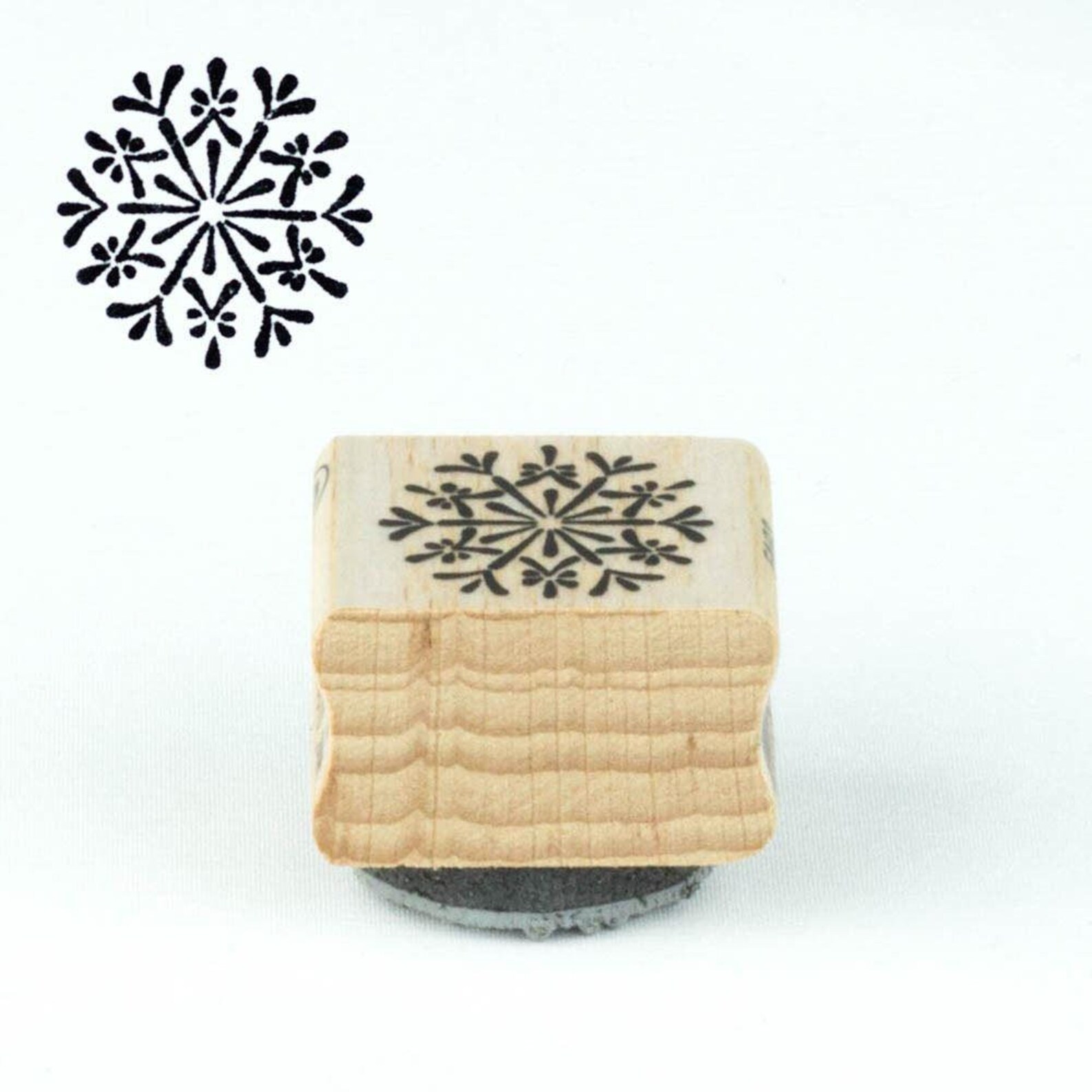 Snowflake Rubber Craft Stamp Christmas Craft Ink Stamps DIY | Etsy