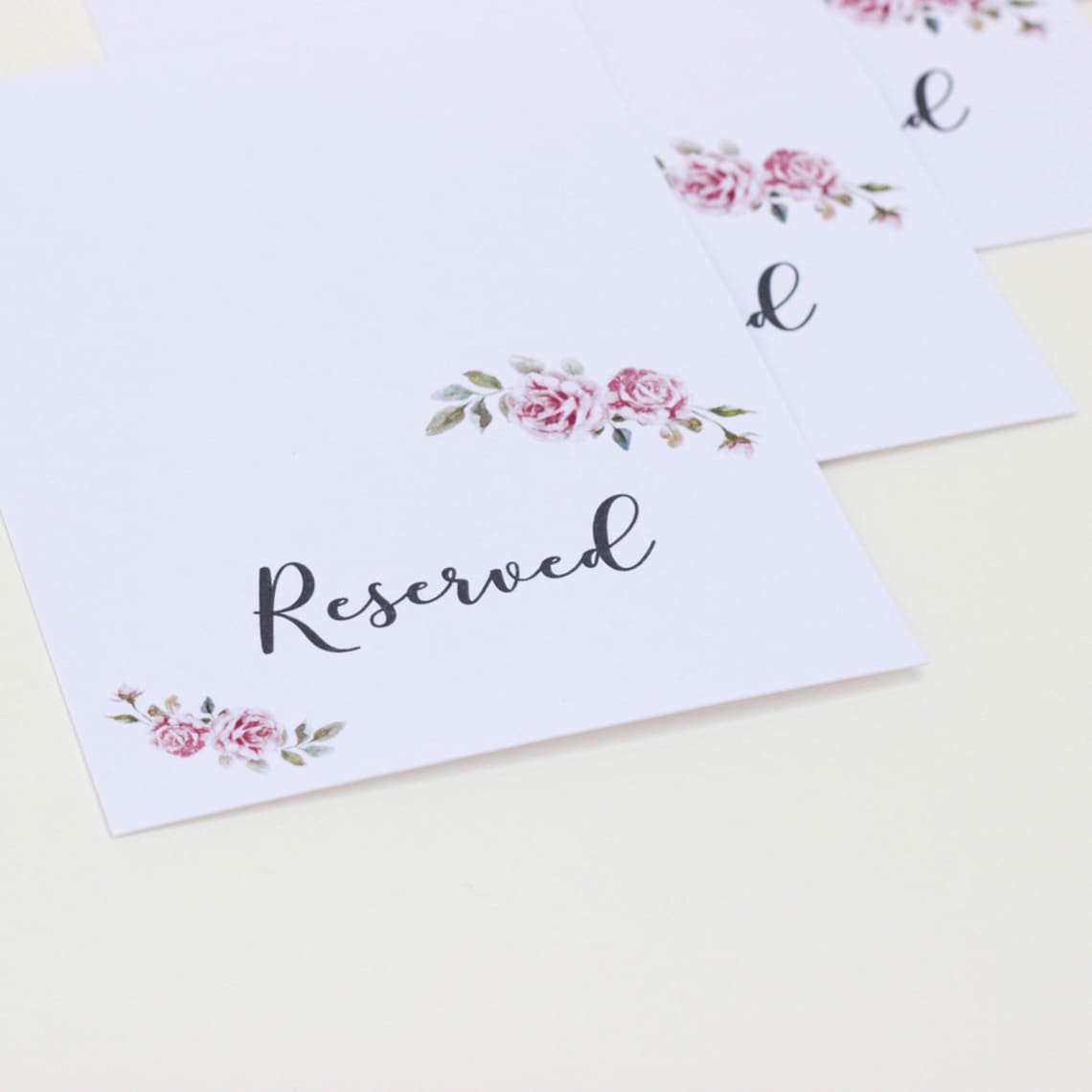 4 Boho Reserved Wedding Place Card Boho Reserved Sign Boho - Etsy