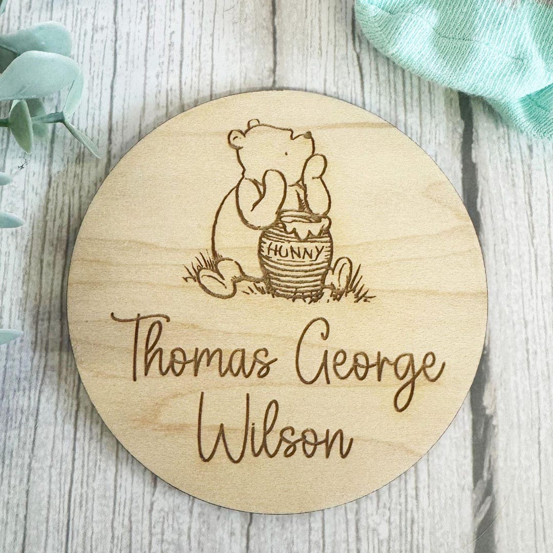 Personalised Baby Name Announcement Sign, Social Media New Baby Arrival ...