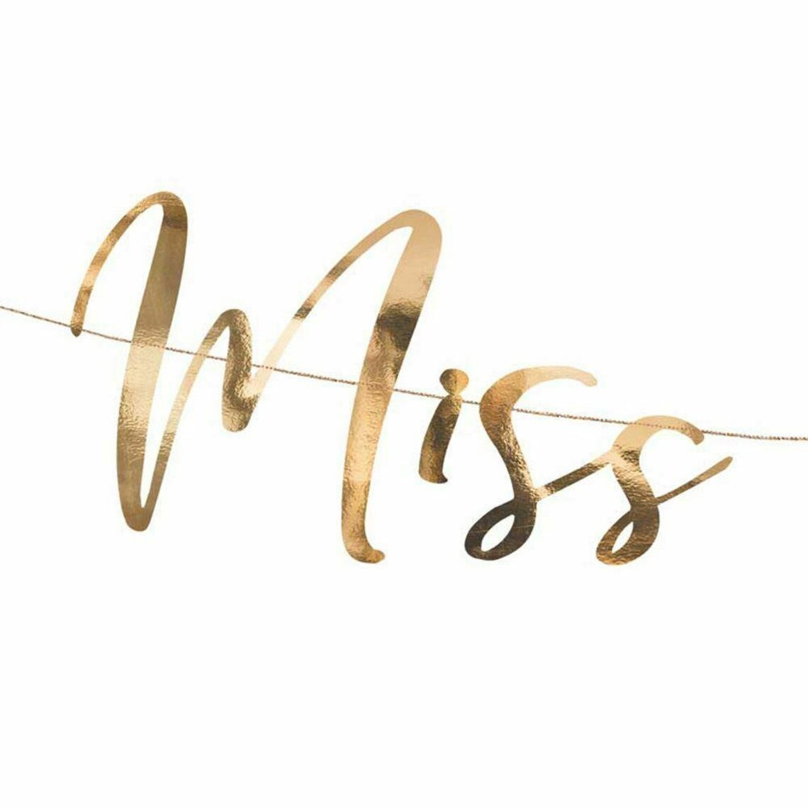 Rose Gold Mirror Miss to Mrs Banner Hen Party Decoration - Etsy