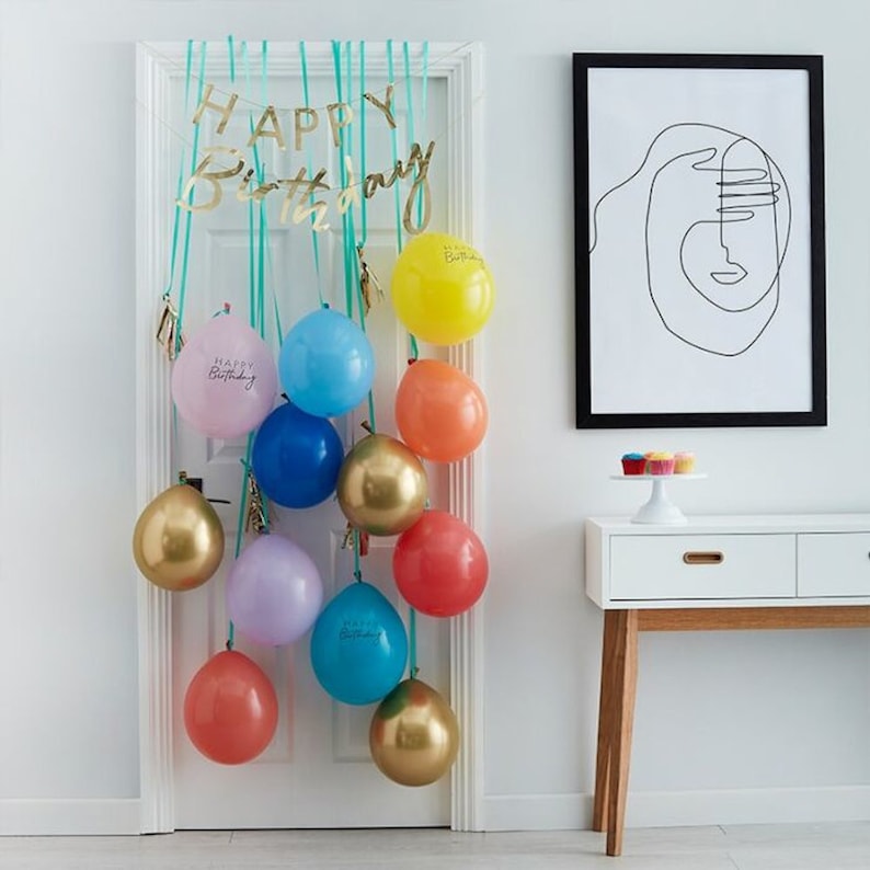 Large Number 2 Balloon Stand, Birthday Decoration, Balloon Holder ...